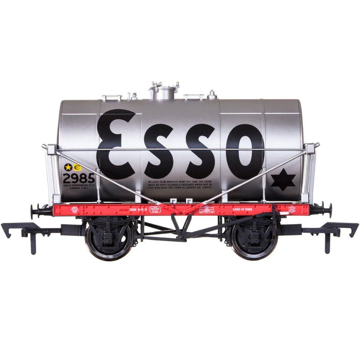 Dapol 4F-058-001 14T Class A Tank Wagon Esso Silver 298 - OO Gauge ...