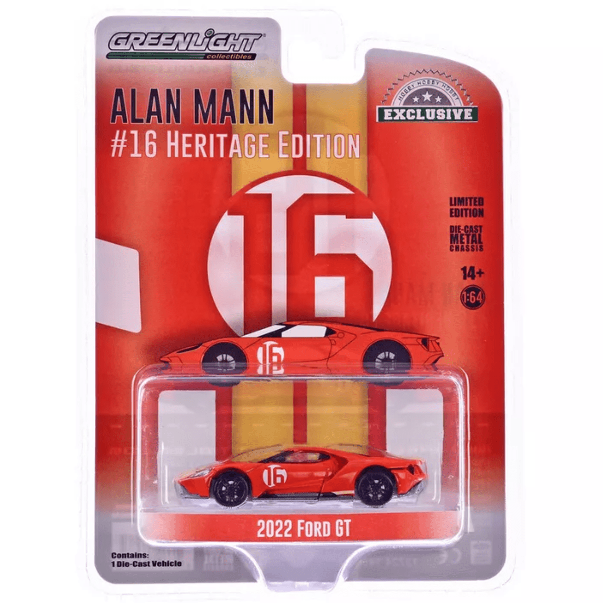 Greenlight 2022 Ford GT Alan Mann #16 Heritage Edition - 1:64 Scale ...