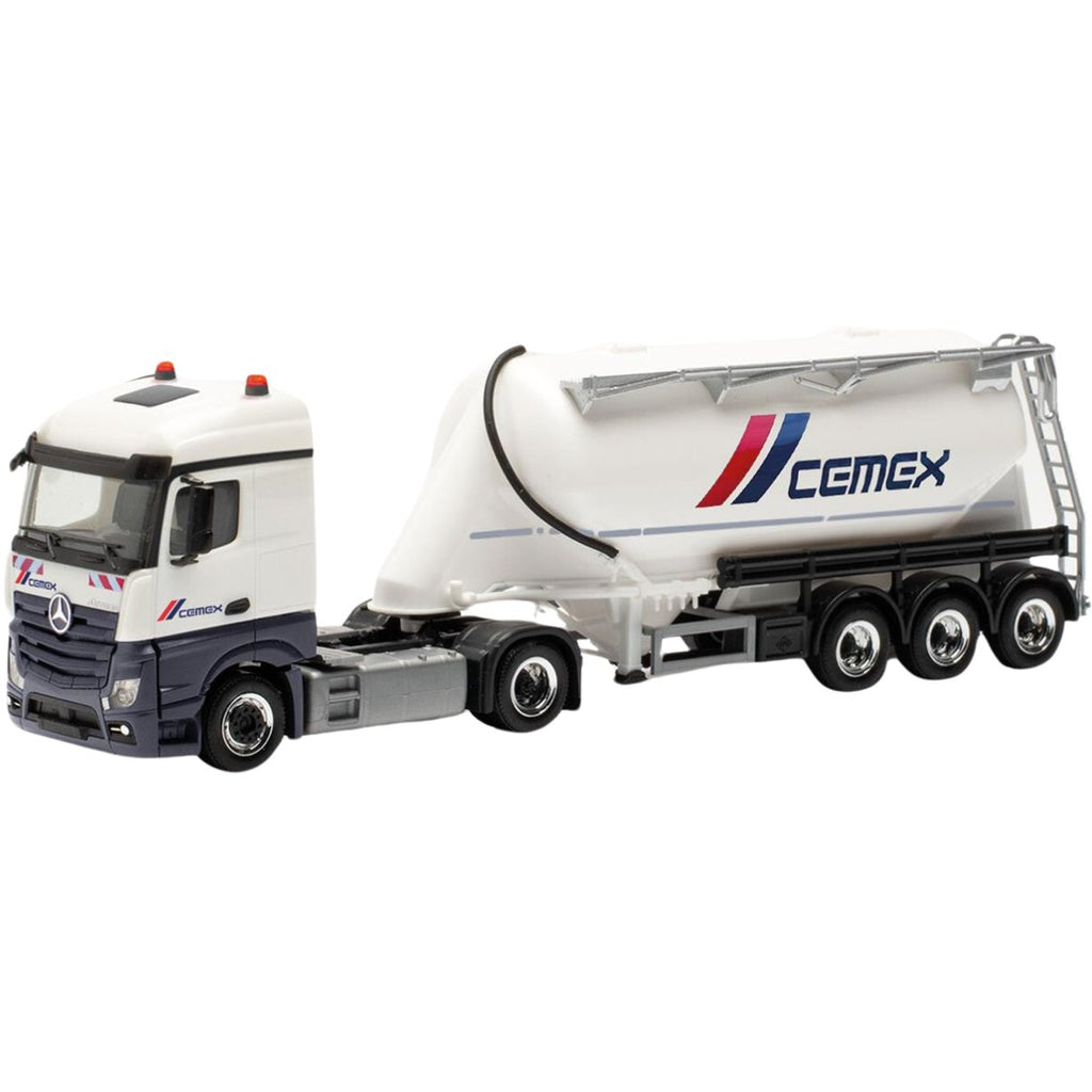 Herpa MB Actros Streamspace Bulk Silo Semitrailer Cemex - 1:87 Scale ...