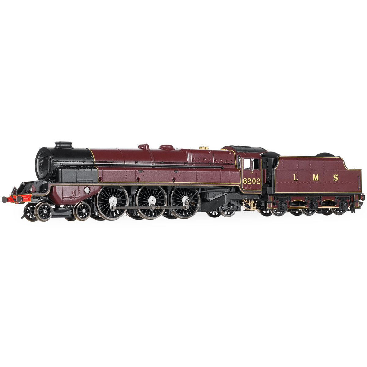 Hornby R30398 LMS Princess Royal Class - "Turbomotive" 6202 - OO Gauge ...