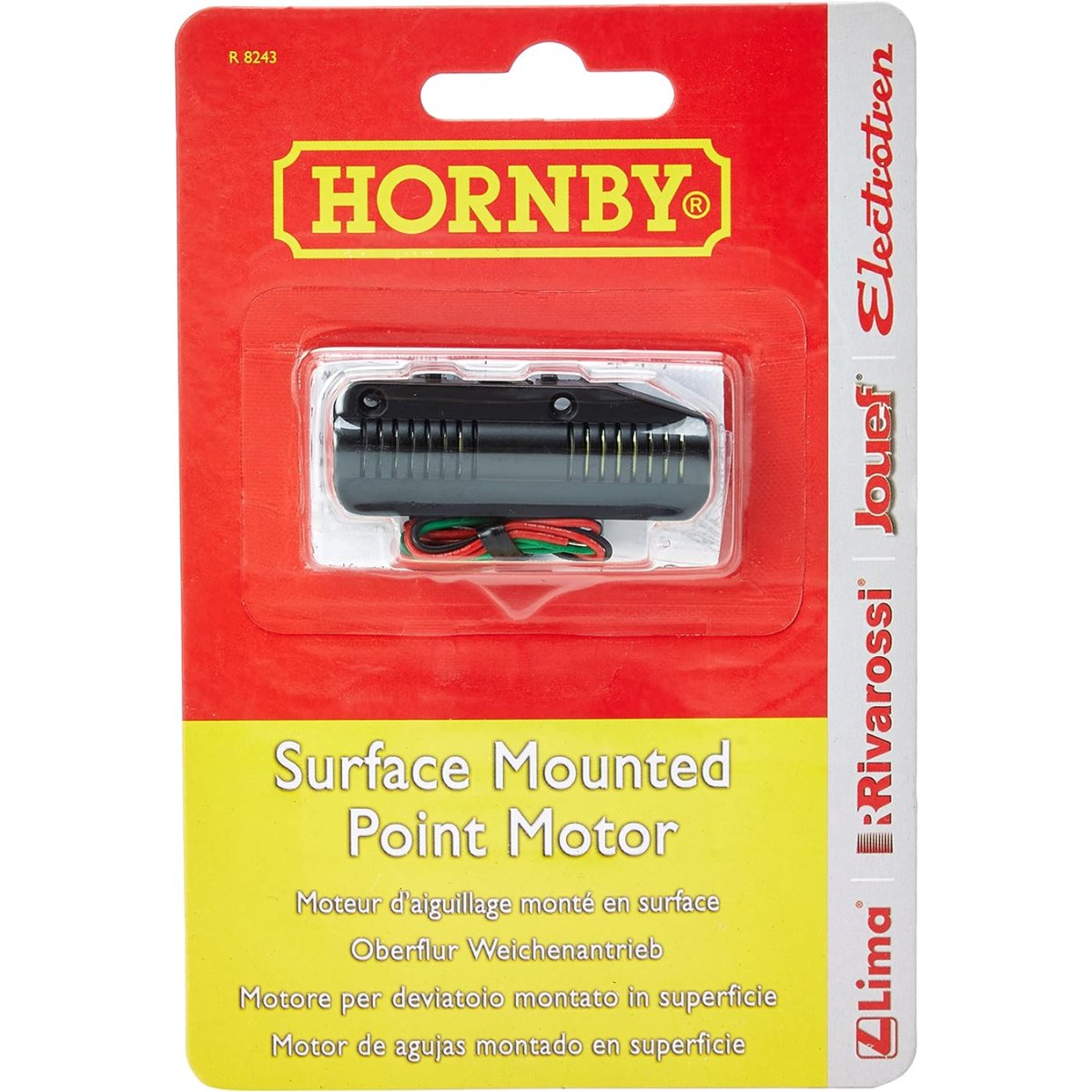 Hornby R8243 Surface Mounted Point Motor - OO Gauge - Phillips Hobbies