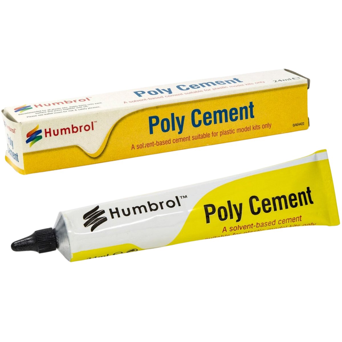 Humbrol AE4422 Poly Cement Large Tube 24ml - Phillips Hobbies