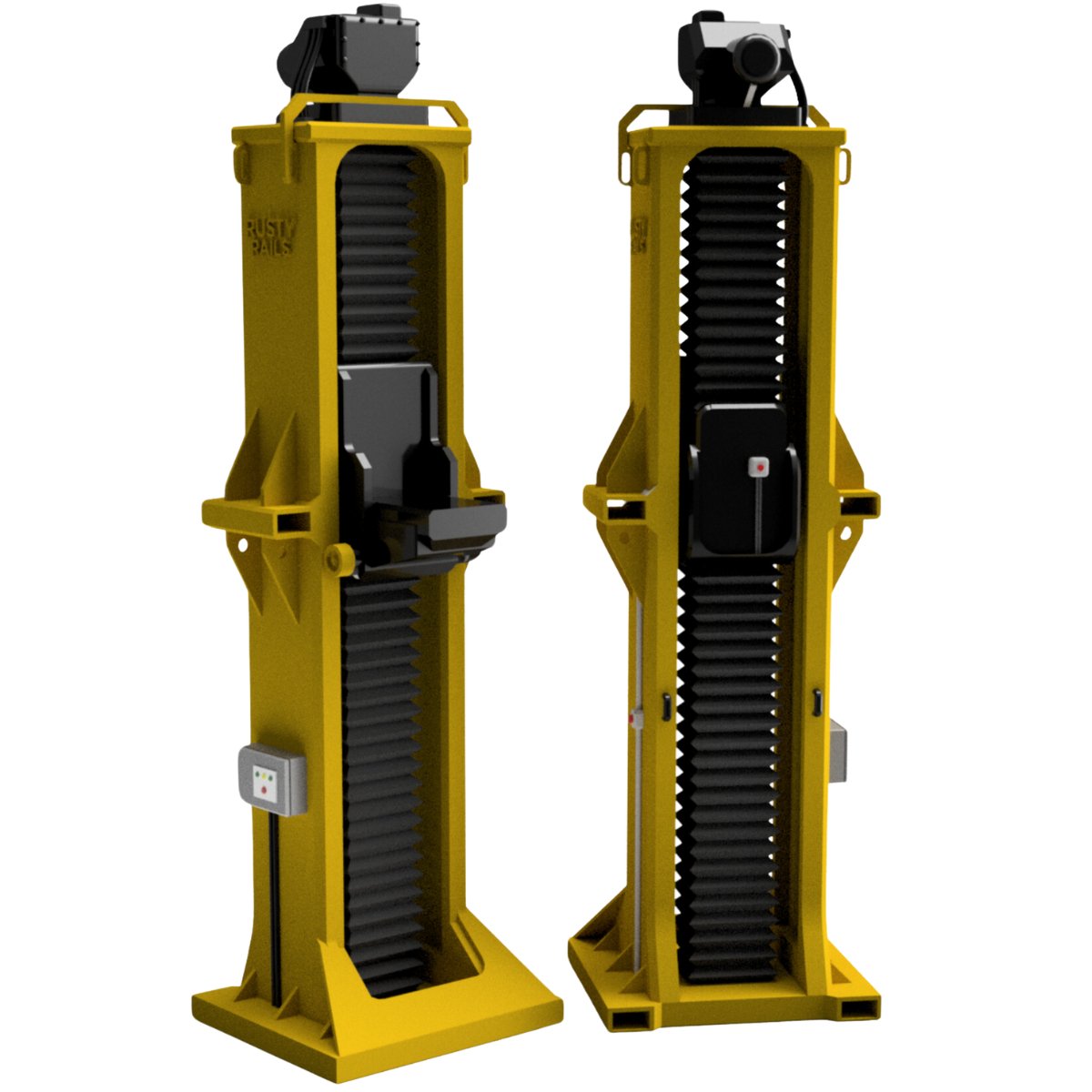 OO Gauge Lifting Jacks x4 Pack Unpainted - Rusty Rails Modelling ...