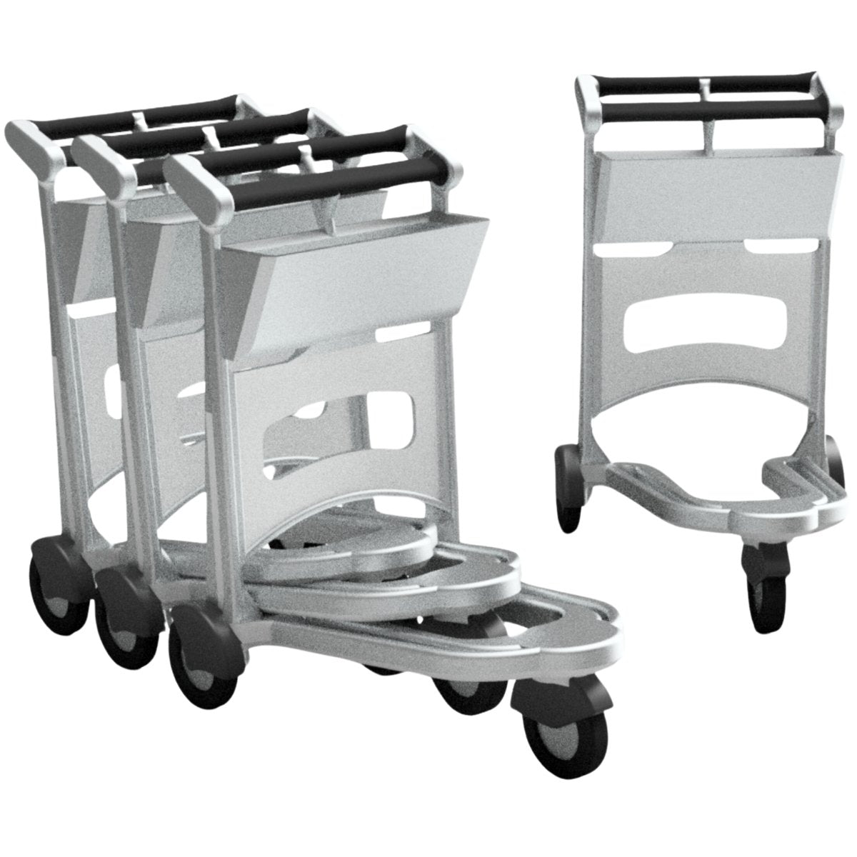 OO Gauge Luggage Trollies x6 Pack Unpainted - Rusty Rails Modelling ...