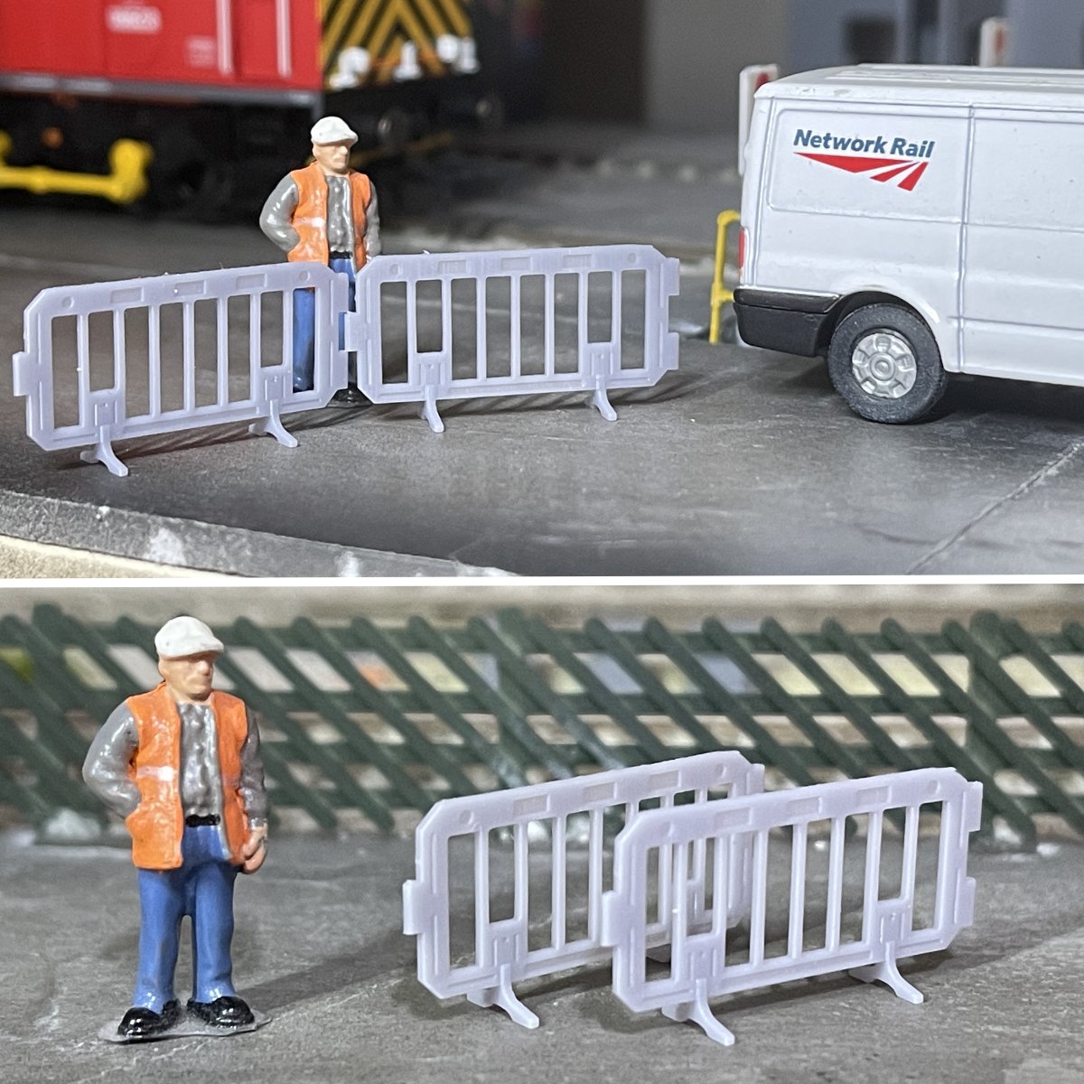 OO Gauge Work Barriers x5 Pack Unpainted - Rusty Rails Modelling ...