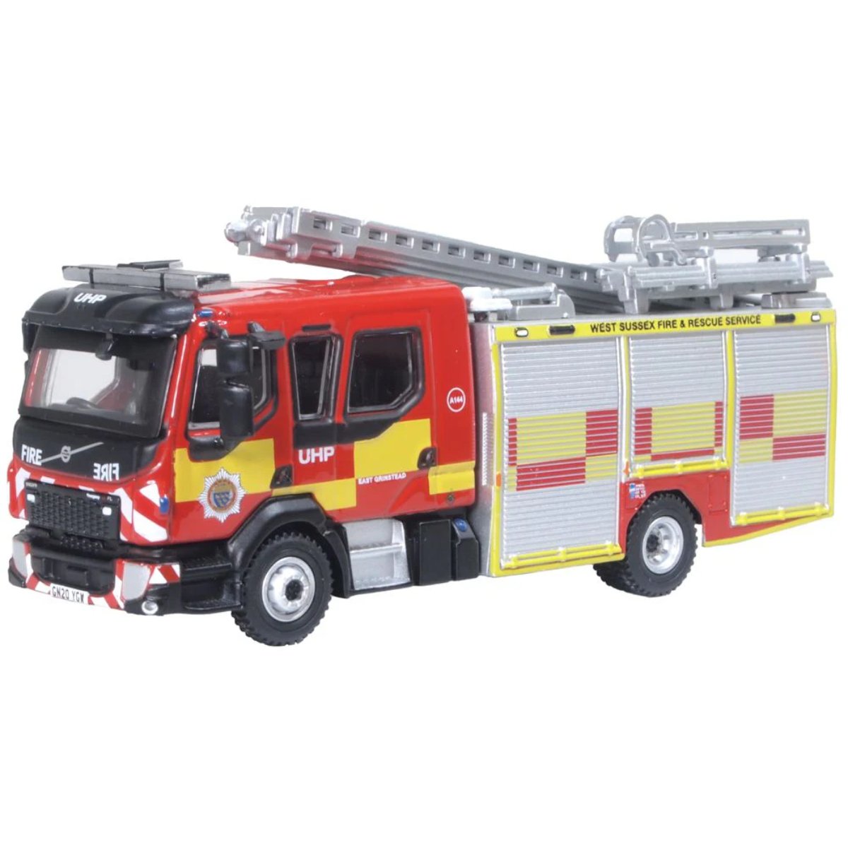 Oxford Diecast 76VEO004 Volvo FL Emergency One Pump Ladder West Sussex ...
