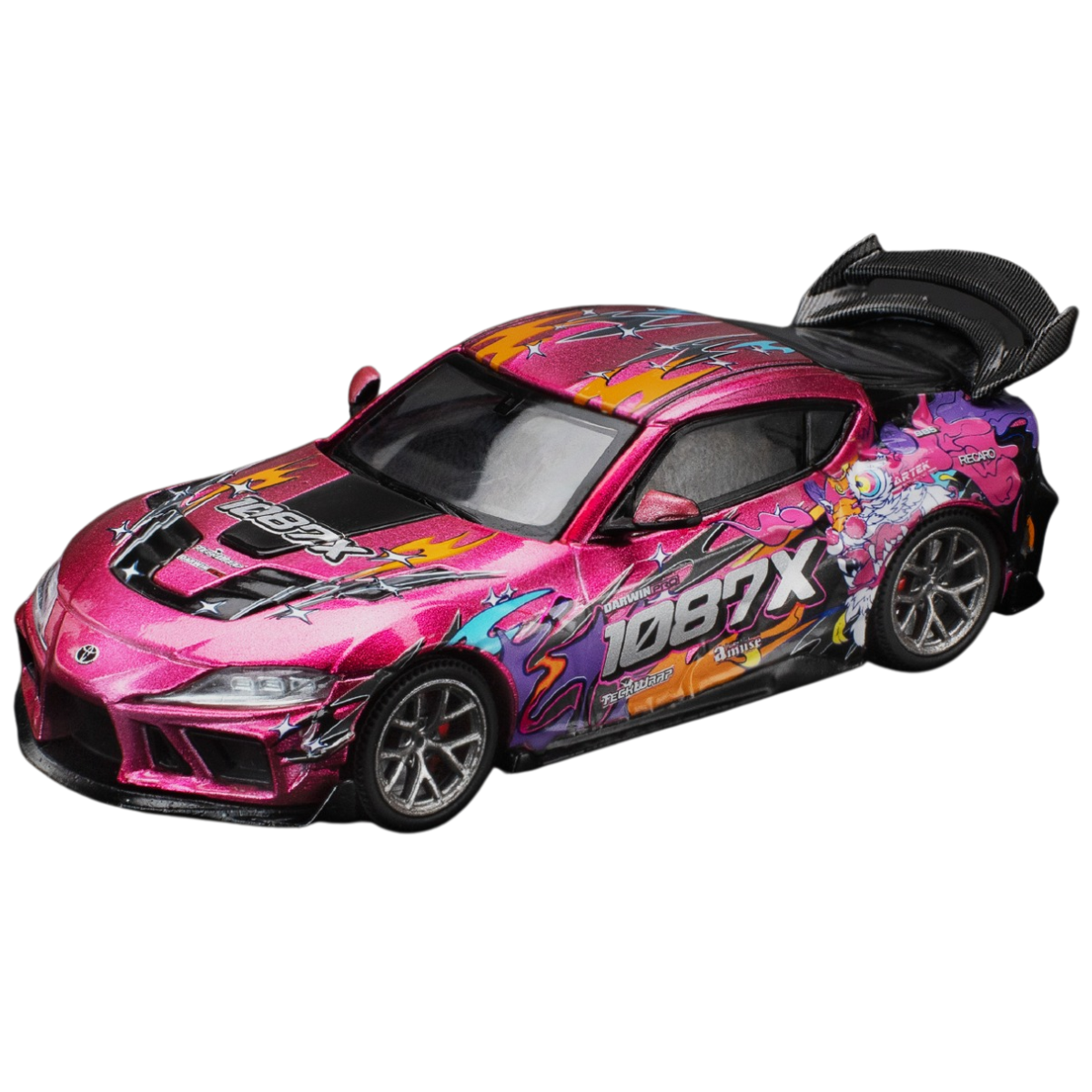 Pop Race Darwin Pro 66G WBK Toyota Supra (A90) 1087X Lion Dance - 1:64 ...