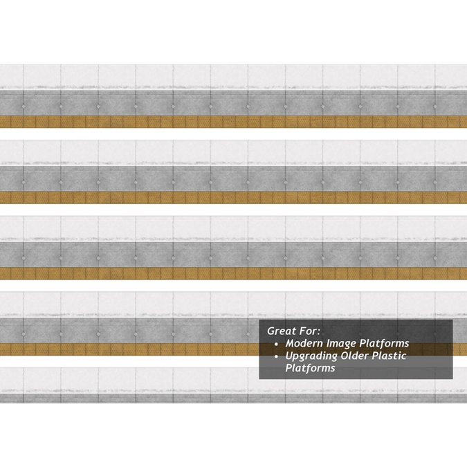 Scale Model Scenery Network Rail Platform Edge Coping With Buff Paving ...
