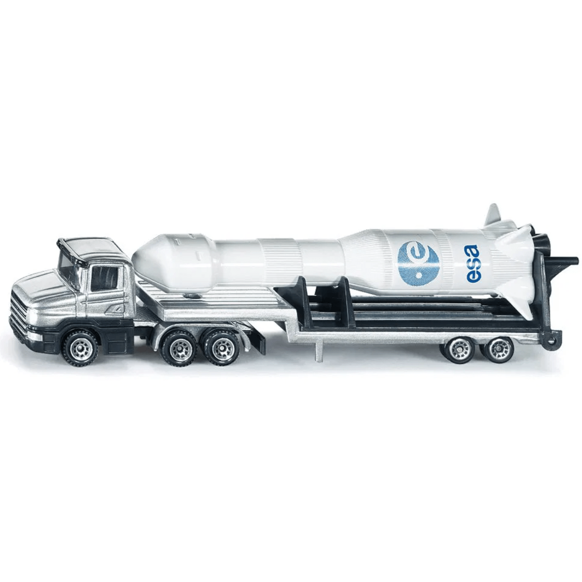 Siku 1614 Low Loader With Rocket Toy Model - Phillips Hobbies