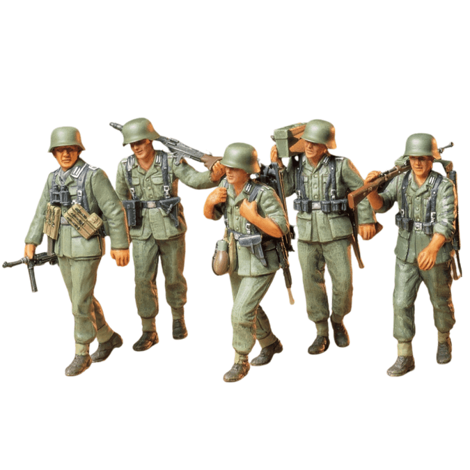 Tamiya German Machine Gun Crew WWII Plastic Kit - 1:35 Scale - Phillips ...