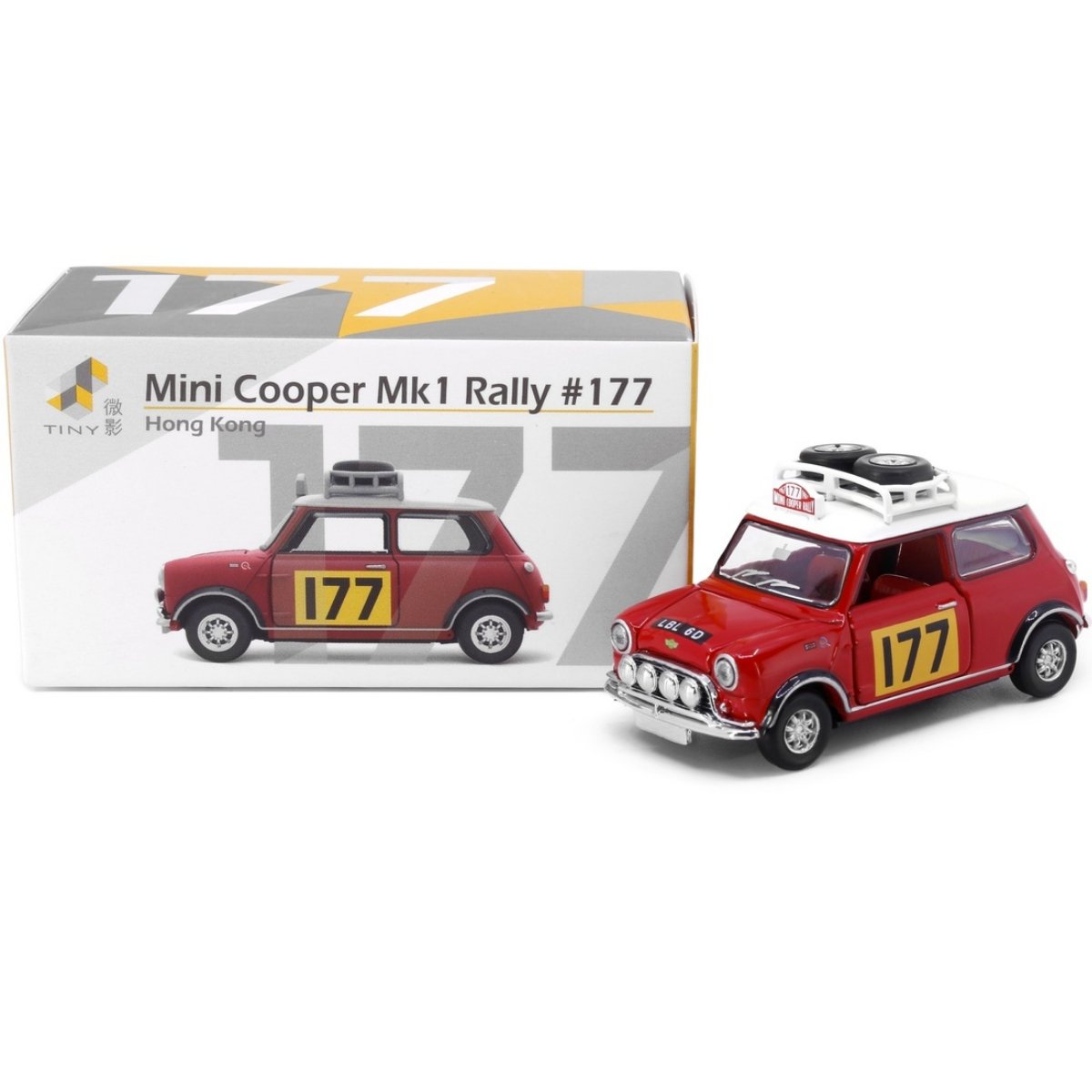 Tiny Models ATC64546 Mini Cooper MK1 Rally - 1:50 Scale - Phillips Hobbies