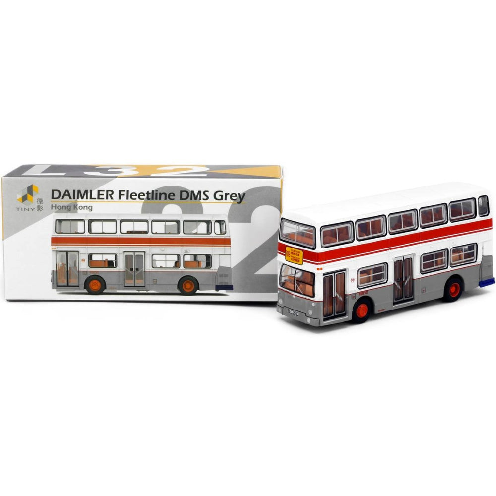 Tiny Models Daimler Fleetline DMS Grey (1:110 Scale) - Phillips Hobbies