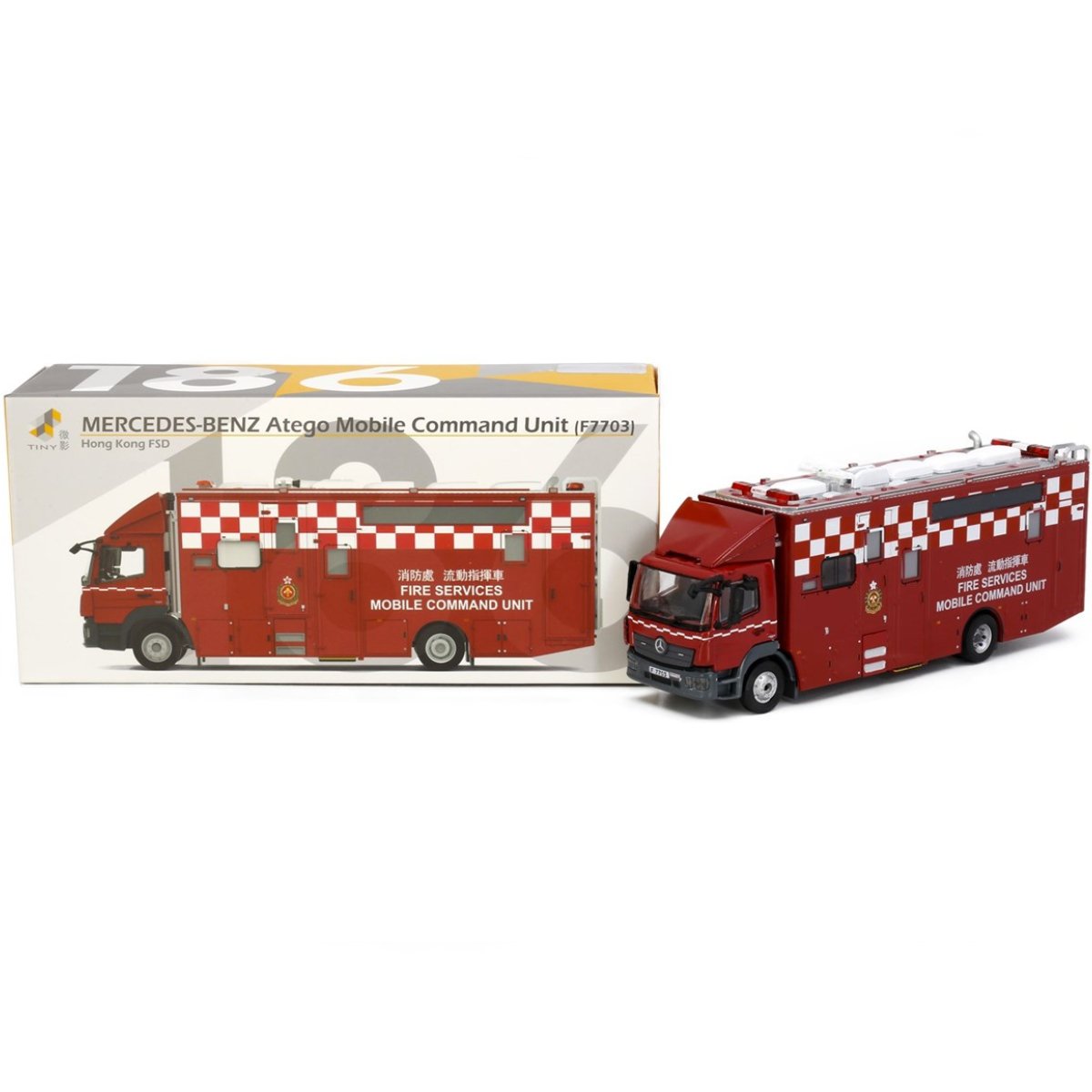 Tiny Models Mercedes-Benz Atego Fire Services Mobile Command Unit F770 ...