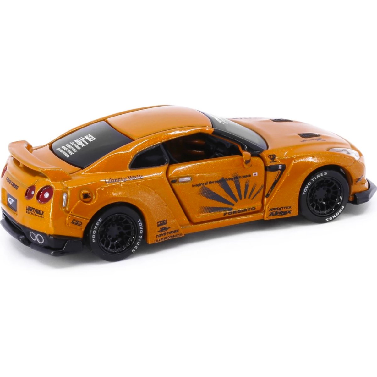 Tiny Models Nissan GTR Orange (1:64 Scale) - Phillips Hobbies
