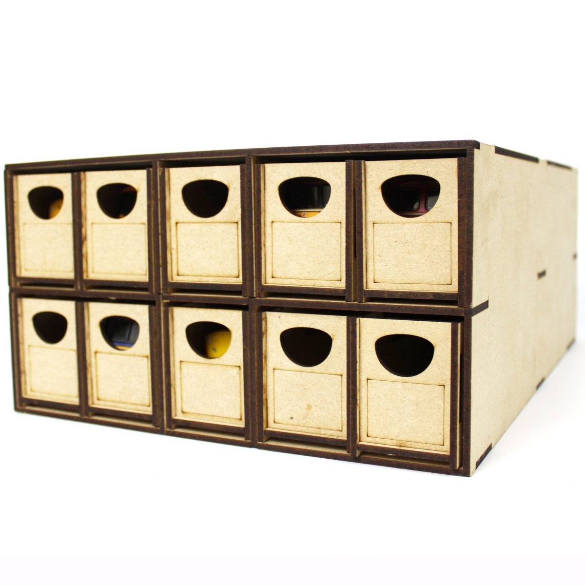 WWScenics The Loco Storage Box 10 Drawers - OO, HO & OO9 - Phillips Hobbies